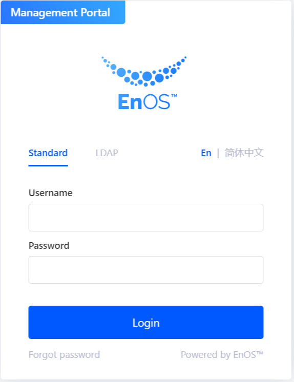 EnOS Platform Core Services — EnOS Fundamental documentation
